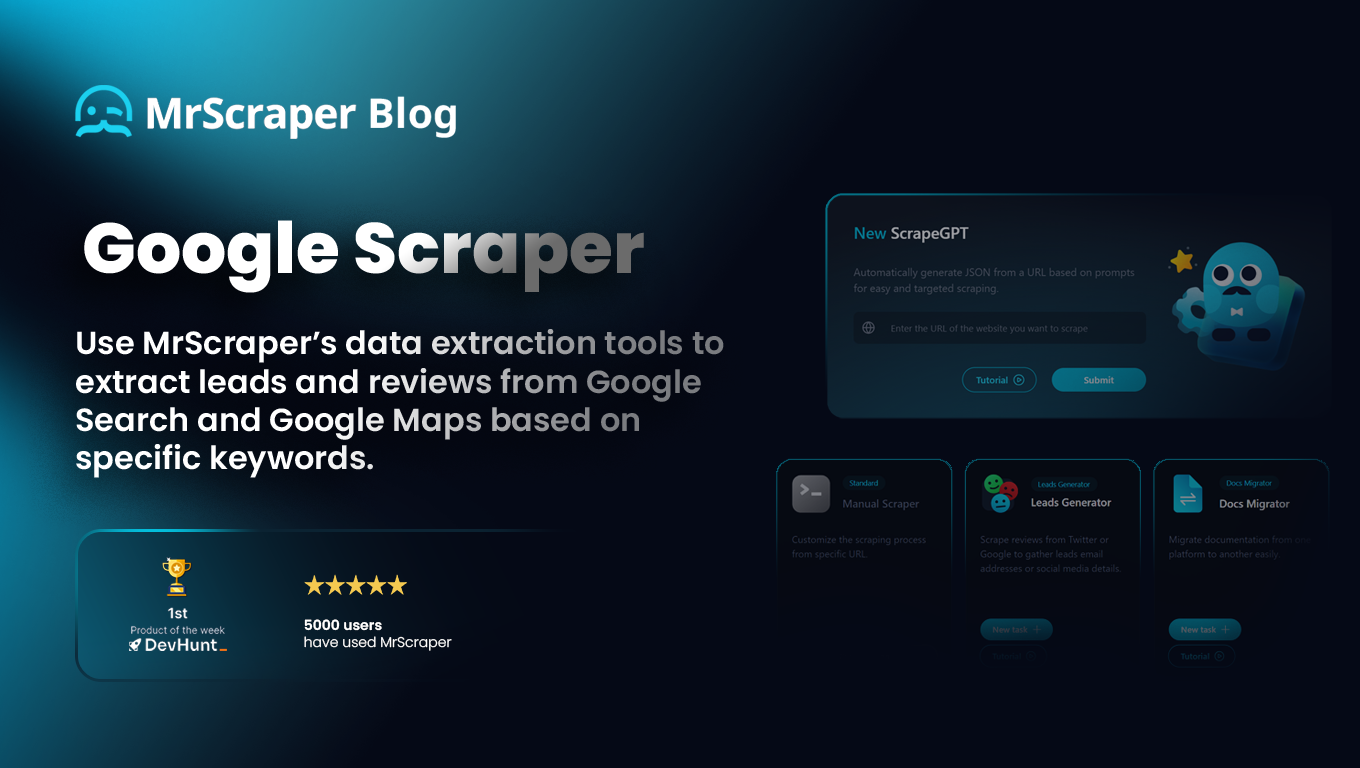 MrScraper Google Scraper | MrScraper